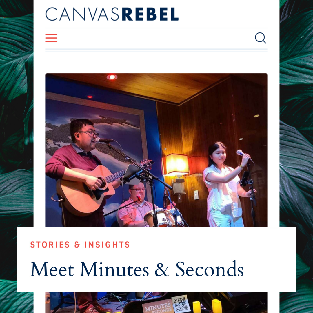 Our Canvas Rebel Interview – Minutes & Seconds